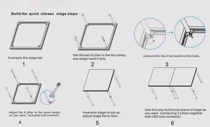 Aluminum Staging Platforms - Portable Outdoor Concert Stages