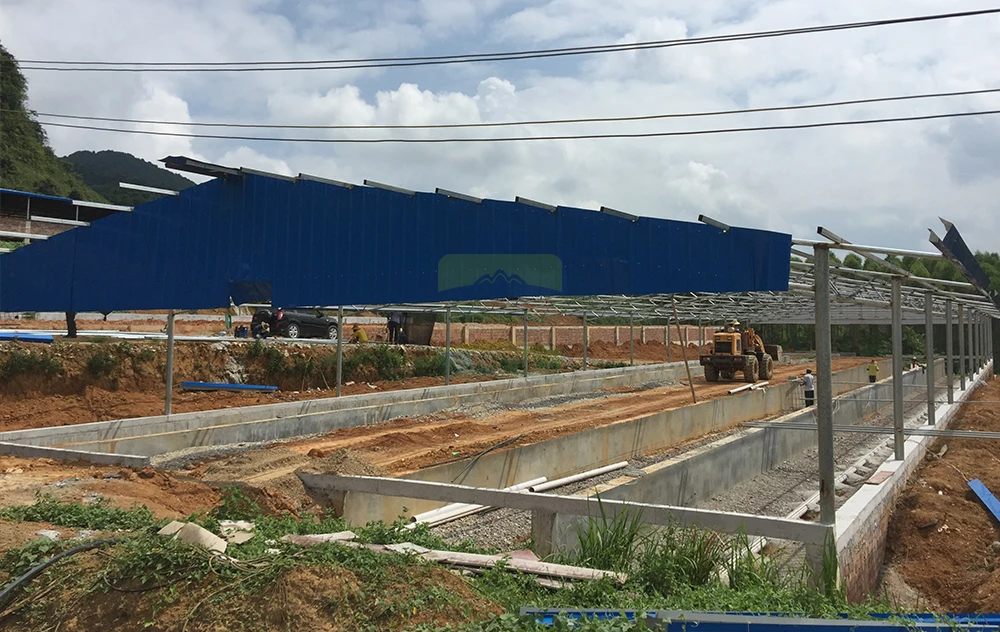 Modern Pig Farm Design and Construction Sow Farrowing Stalls Fattening ...
