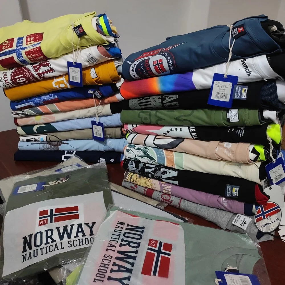 Vintage Y2K Fashion T-Shirt for Men Women Bulk Surplus Apparel Stock Lot Bangladesh Original ...