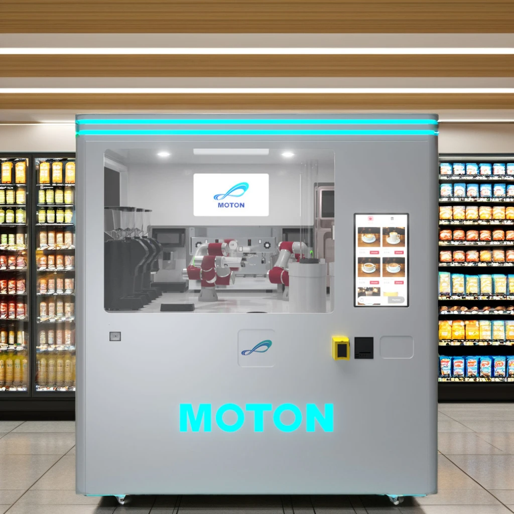 Innovative Automatic Robotic Barista Coffee Vending Machine for Ice ...