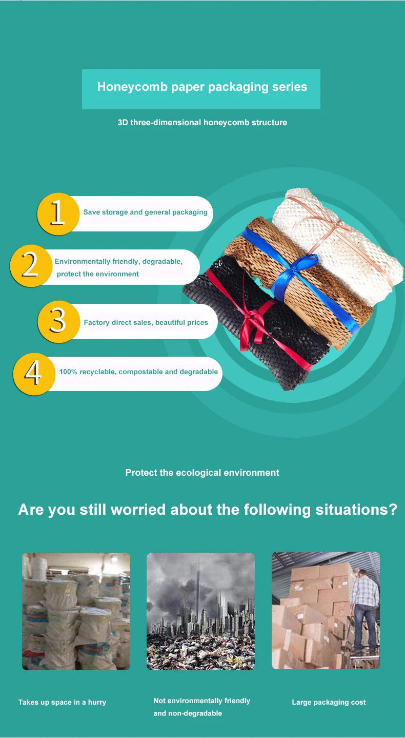 Honeycomb Paper Cover Kraft Paper Environmentally Friendly ...