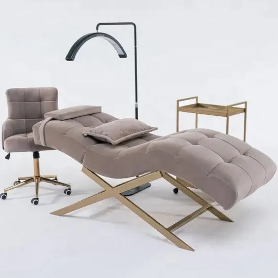 Curved spa lash chair facial bed eyelash beauty bed| Alibaba.com