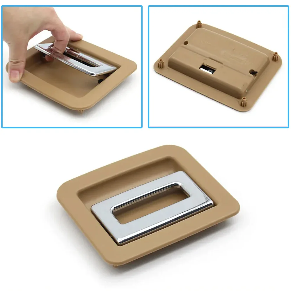 Car Rear Trunk Luggage Tail Cover Mat Floor Carpet Handle Latch Button ...