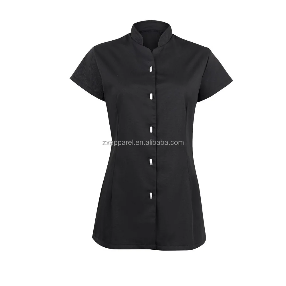 Classical Black Hotel Waiter Overalls Restaurant Uniforms Long Sleeve ...