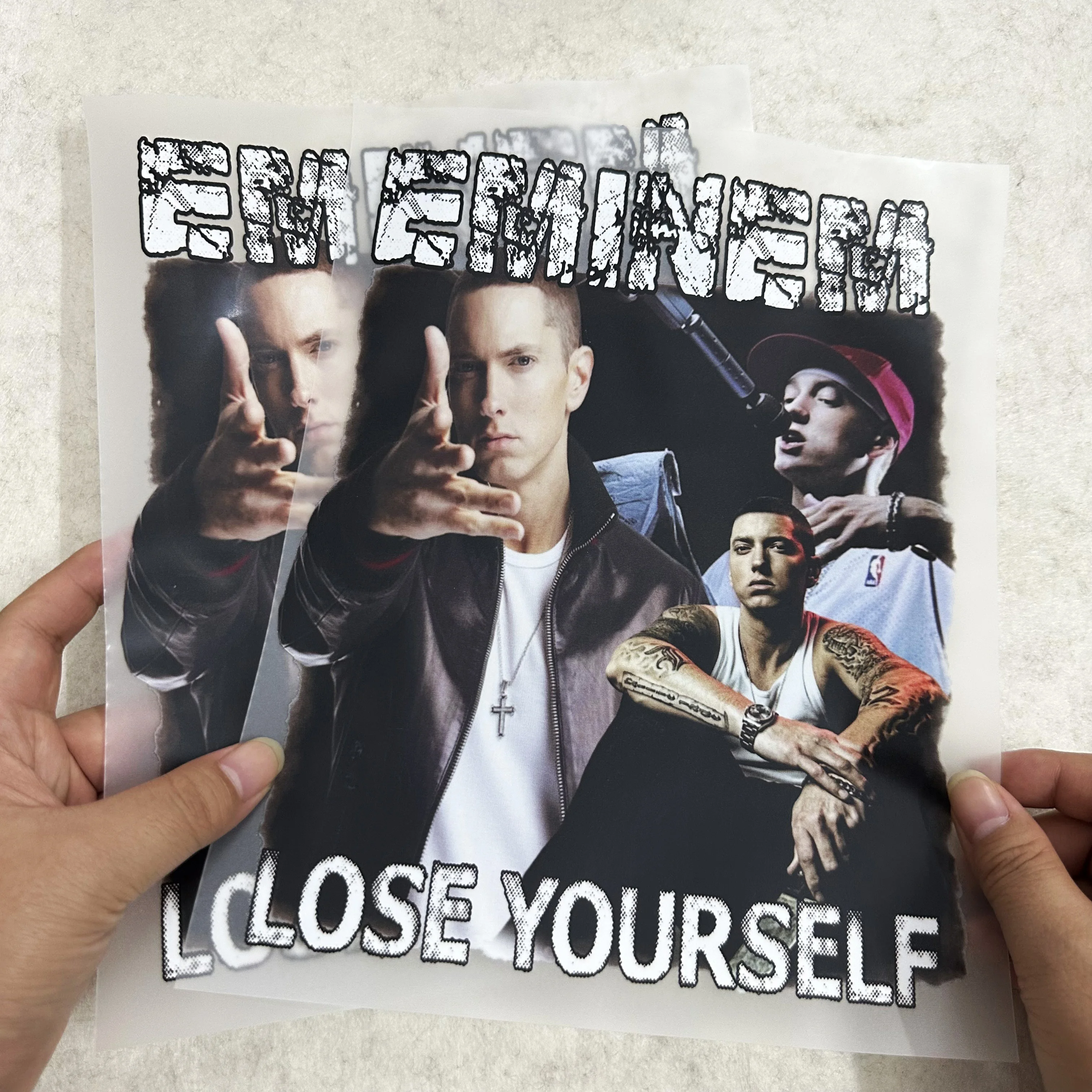 Wholesale Custom Rapper Transfer Screen Print Plastisol