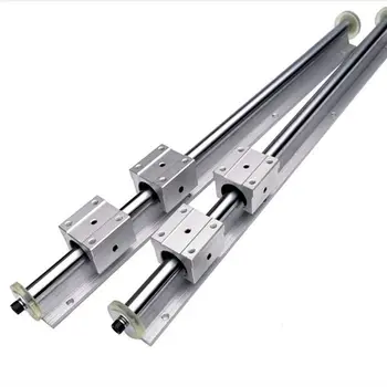 Sbr Round Linear Guide Rail With Linear Rail Shaft Support For Linear Motion System - Buy ...