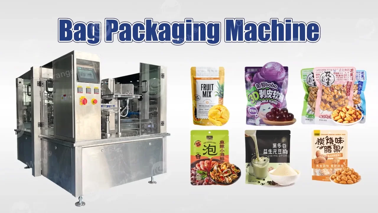 Orme Plastic Preformed Doypack Filler Automatic Prefabricated Bag Pack ...