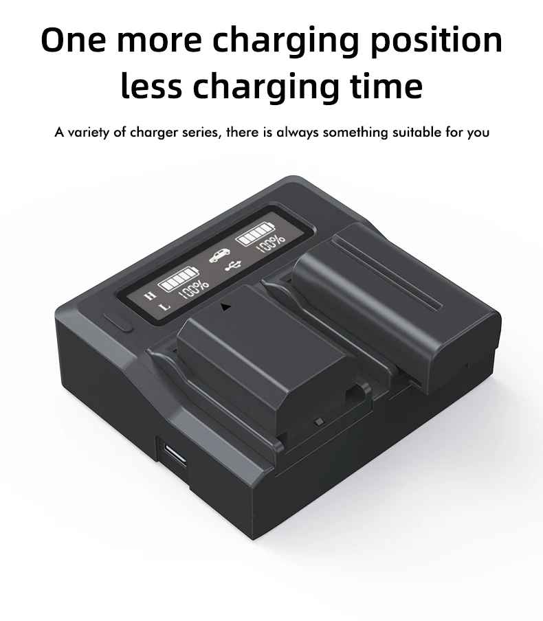 Dual Camera Battery Charger Smart Battery Charger Multi Interface ...