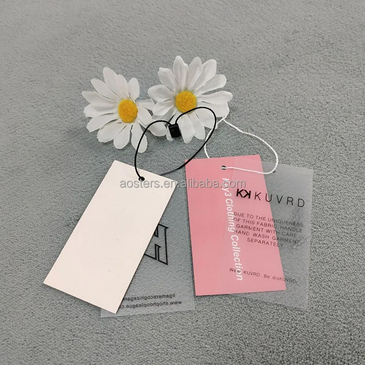 High Quality Custom Swing Tag Printed Brand Logo Recycled Paper Hangtag ...