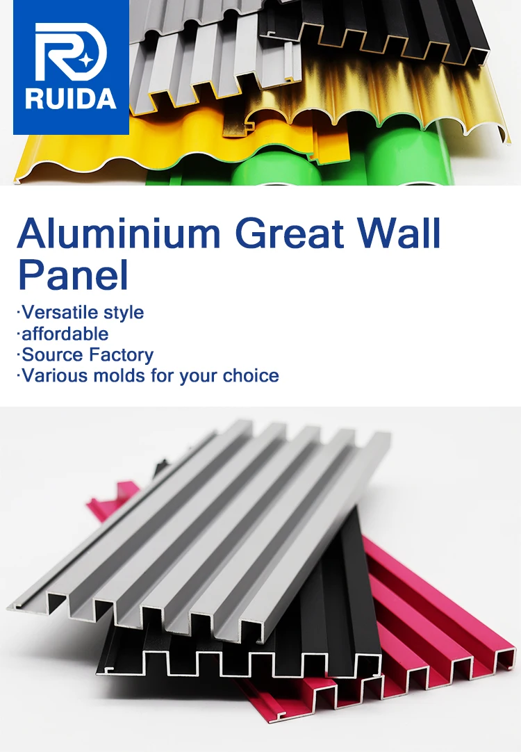 3D Design Aluminium Cladding Profile Great Wall Panel Board for ...