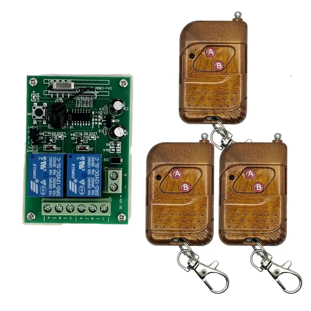 433mhz Relay Rf Transmitter And Receiver Price Switch Dc12v - Buy ...