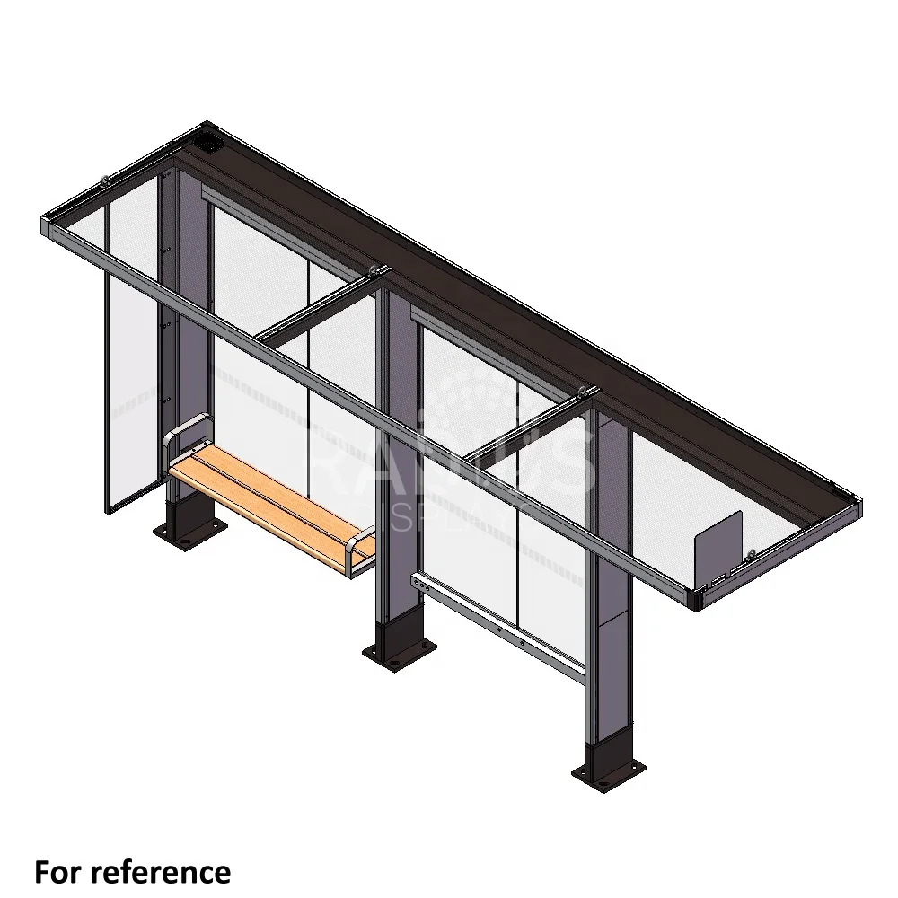 Smart Bus Shelter - Modern Design Passenger Waiting Shelter