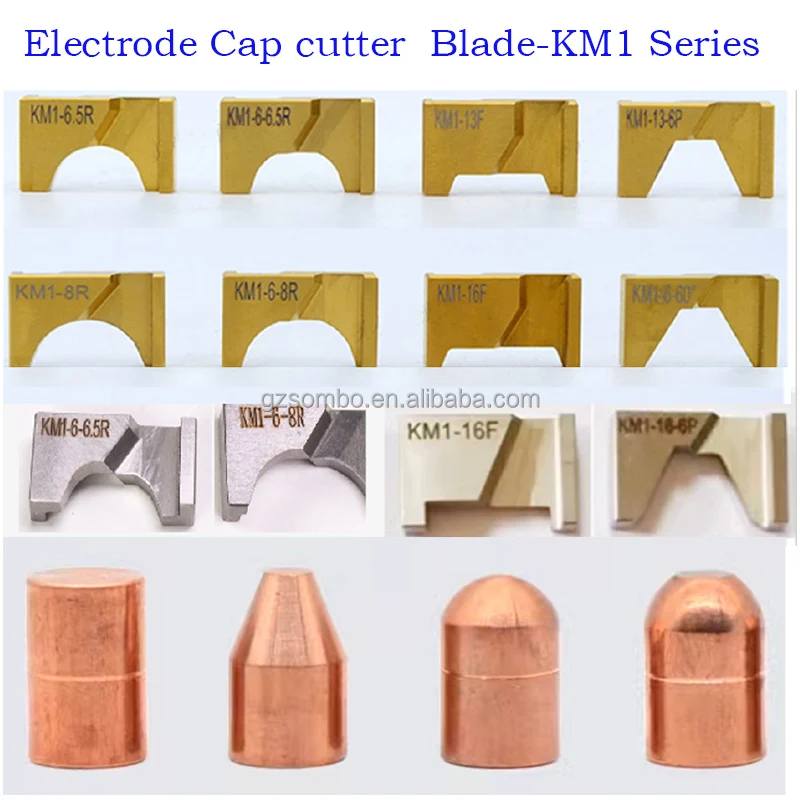 Tip Dresser Blades Cutter KM1-6-8R for Electrode Cap Trimming