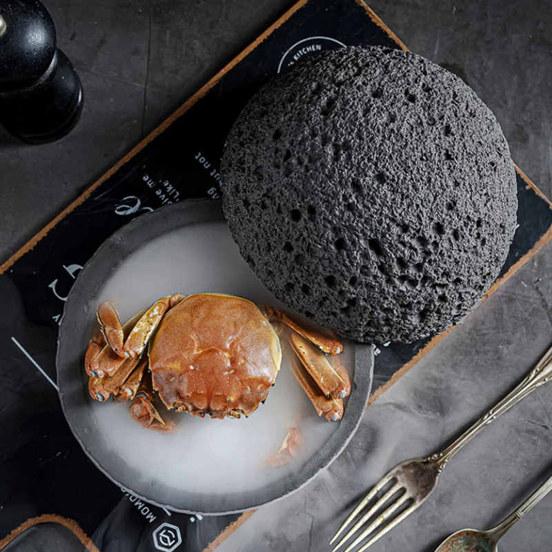 Creative Planet Sashimi Dry Ice Plate - Sustainable & Stylish