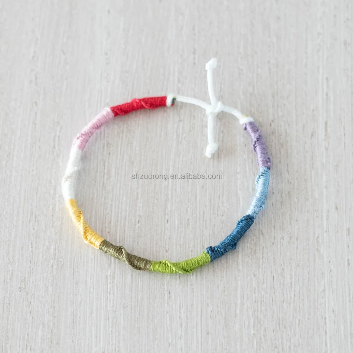 Factory Custom Fruit Of The Spirit-string Bracelet,Rainbow Pride Colors ...