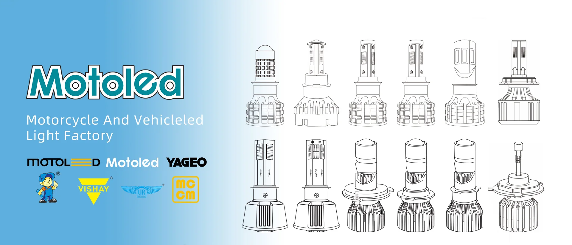 Hot Sale MOTOLED Motorcycle Headlight Lamp M3 Plus M4 M5 M6 M8 Led ...