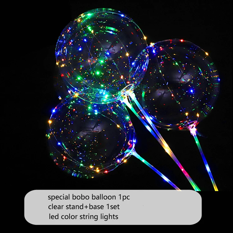 Kids Diy Balloon Animal Kits Led Light Bobo Balloon Handmade Cartoon ...