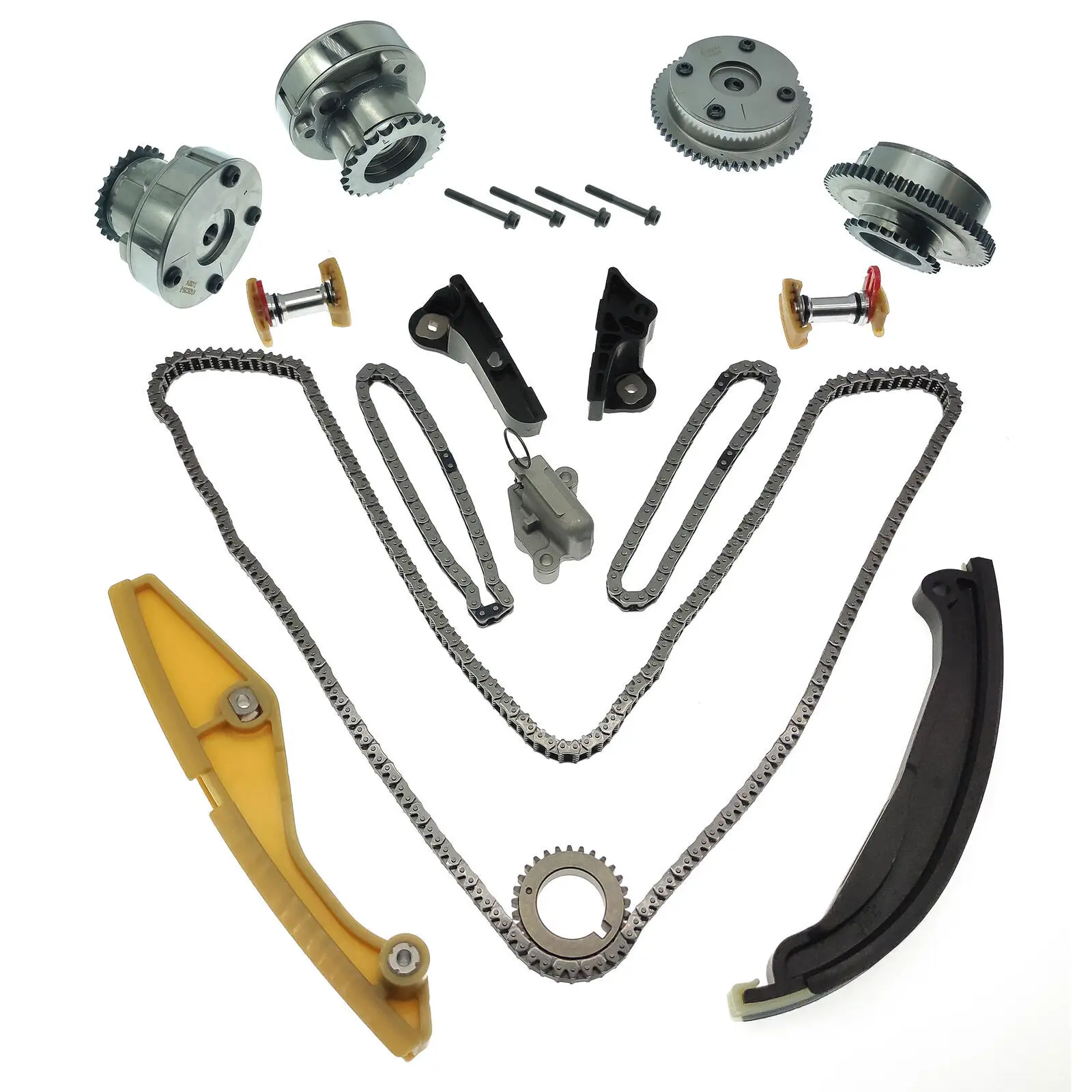 At4z6l266b At4z6k254a Timing Chain Kit For Ford Lincoln F-150 3.3l 3.5l ...