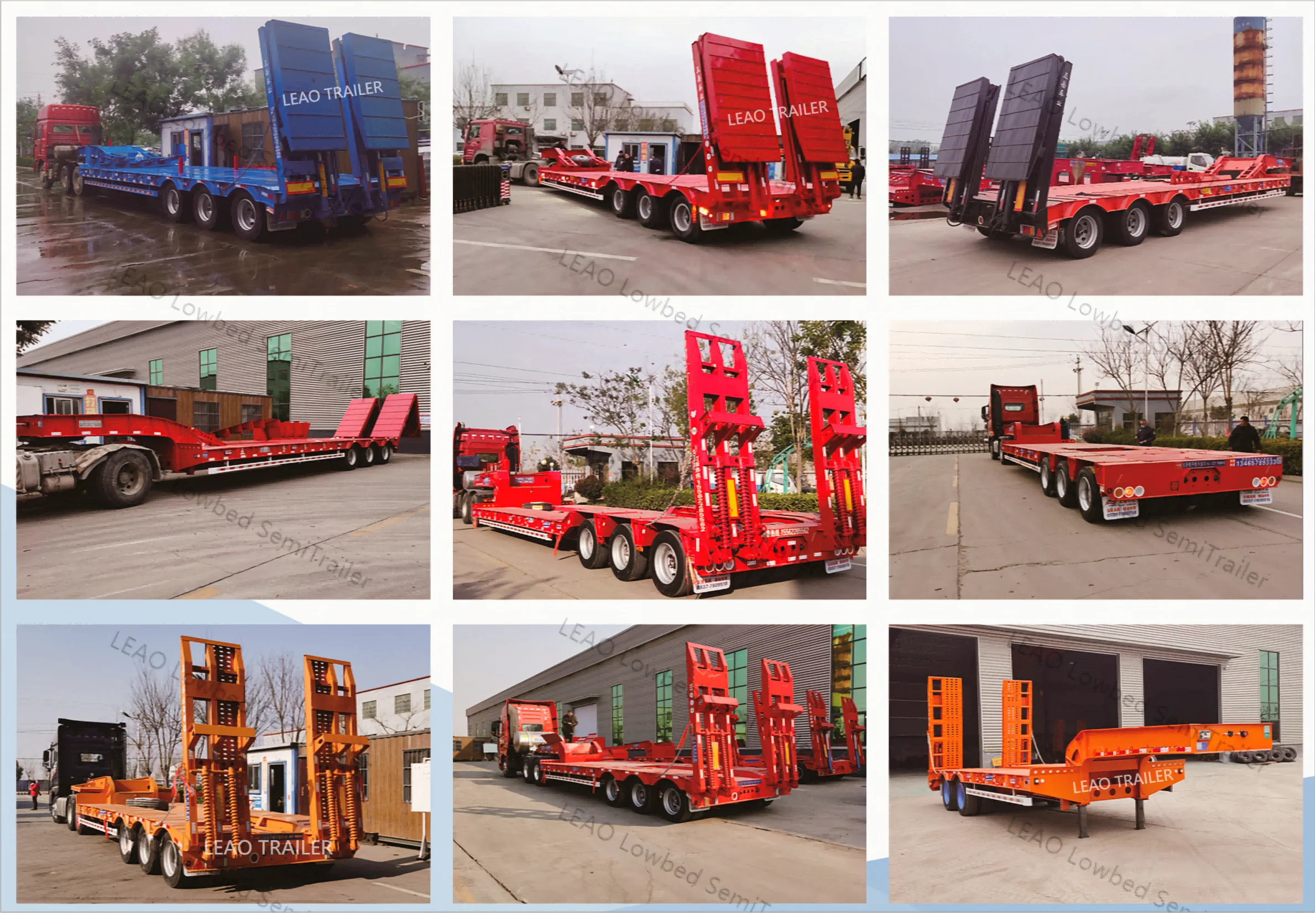 Goldhofer Type Hydraulic Multi Axle Trailer for Heavy Duty