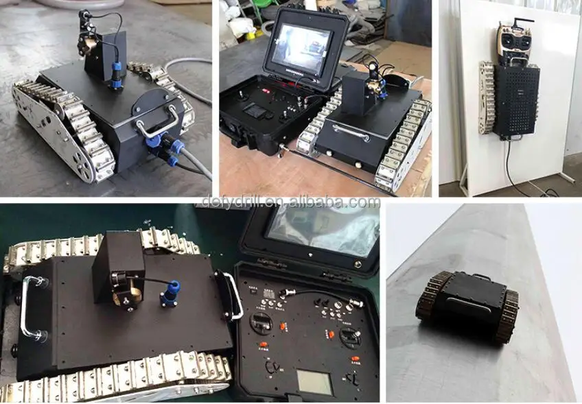 AVT-3C Magnetic Crawler Robot Tank Chassis - 60kg Payload