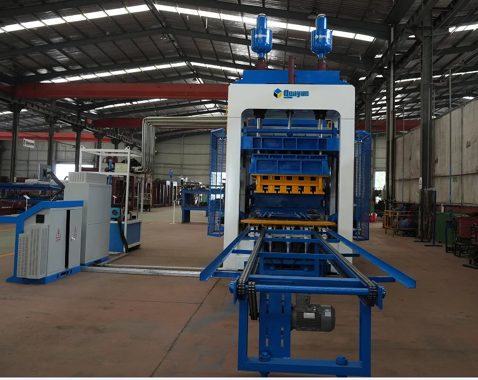 Largest QT18-15 Fully Automatic Interlocking Brick Machine Concrete ...