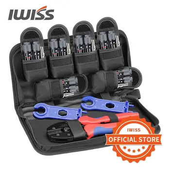 Iwiss Solar Pv Panel Terminals Crimping Tool Set Ly-2546b Crimper Plier ...