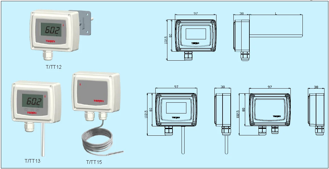 Industrial Digital Temperature Controller for Clean Room