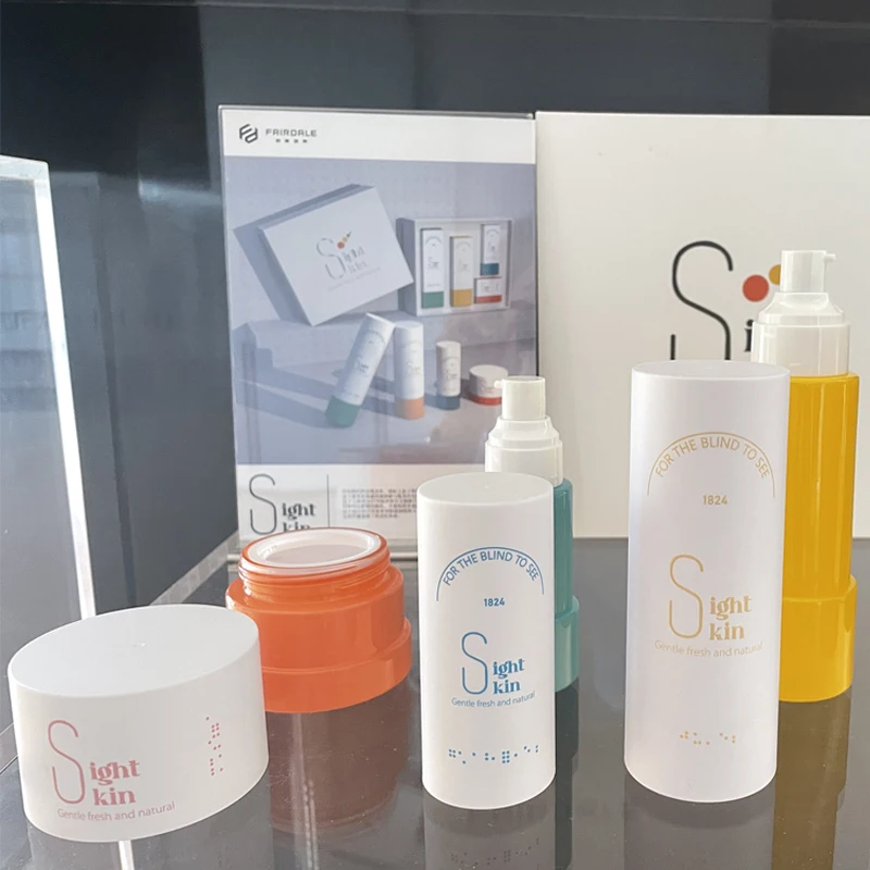 Luxury Unique Glass Skincare Containers Jars Set Refillable