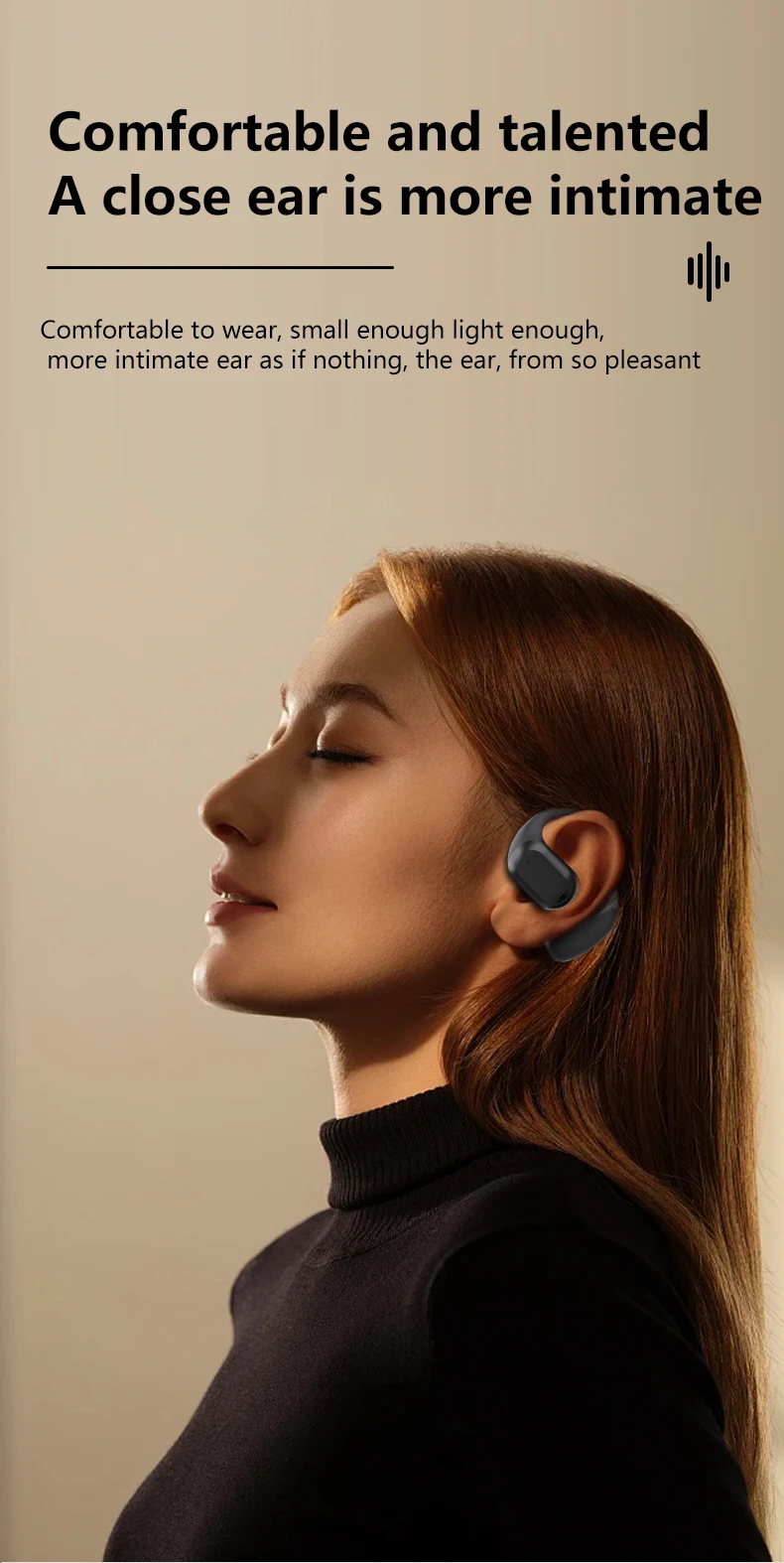 2024 New Trend Over Ear Wearable Headphones Wireless Blue Tooth ...