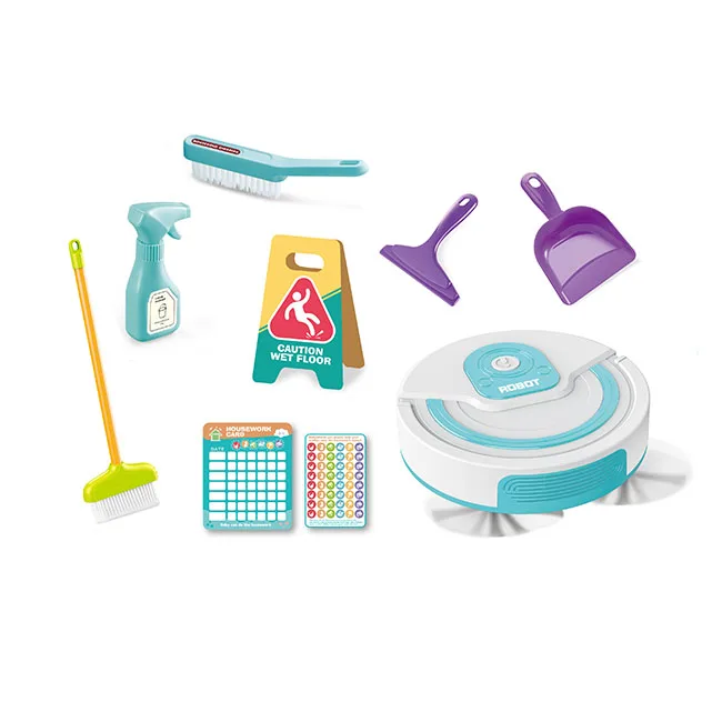 Role Playing Game Pretend Play Home Cleaner Toys Set Simulation Can ...