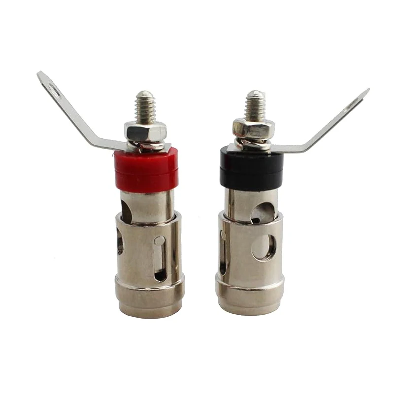 Push Quick Type Spring Loaded Amplifier Terminal Connector Binding Post ...