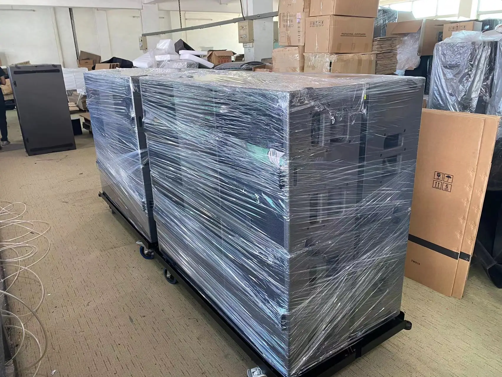 KA28 Double 18 Inch Neodymium Speakers Audio System Sound Subwoofer Box ...