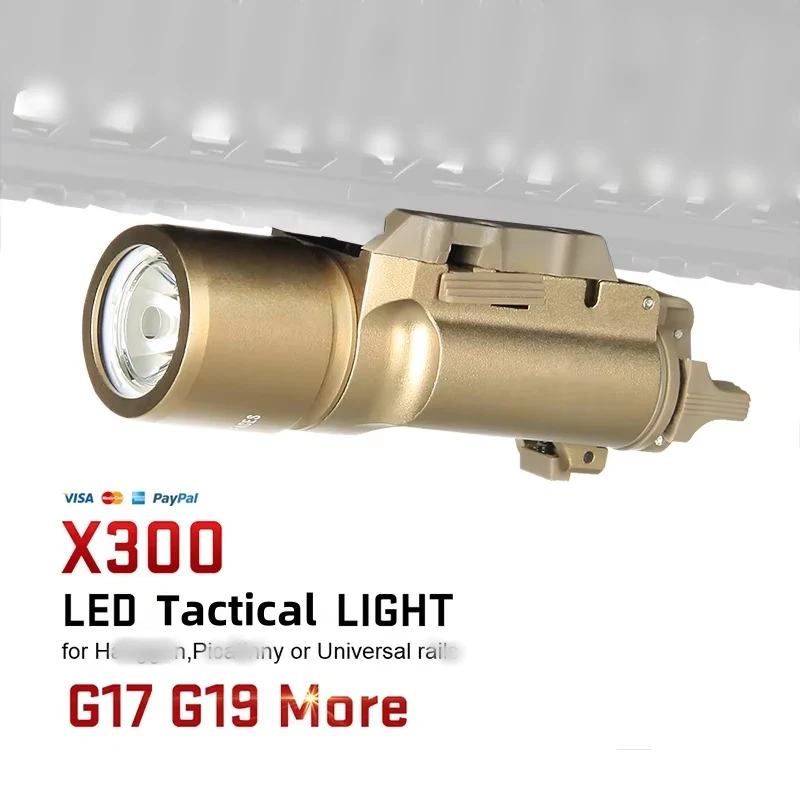 X300 LED Light Tactical Flashlight HK15-0026 - Hunting Lights