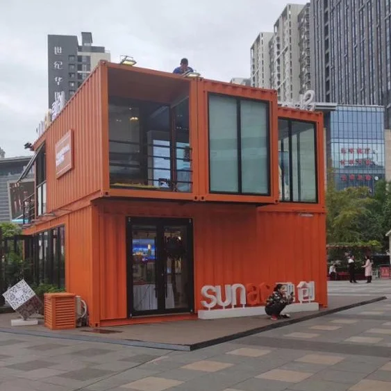Modern Prefab Modular Mobile Shipping Container Coffee Shop Store ...