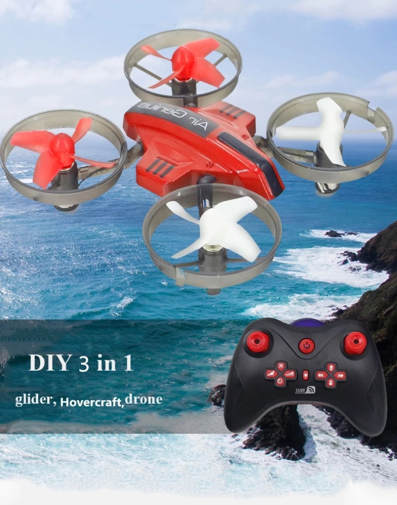 Newset Hoshi L6082 3in 1 Remote Control Rc Hovercraft Aircraft Toys 2 ...