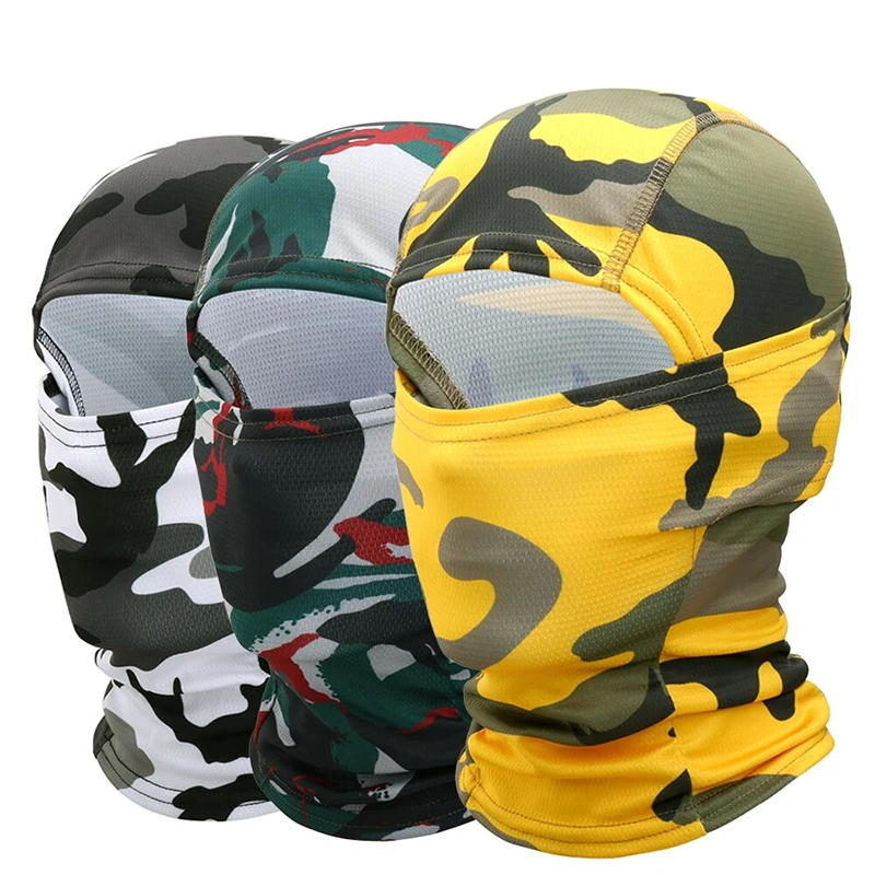 Tactical Motorbike Balaclava Camouflage Mesh Motocross Full Face Cover ...