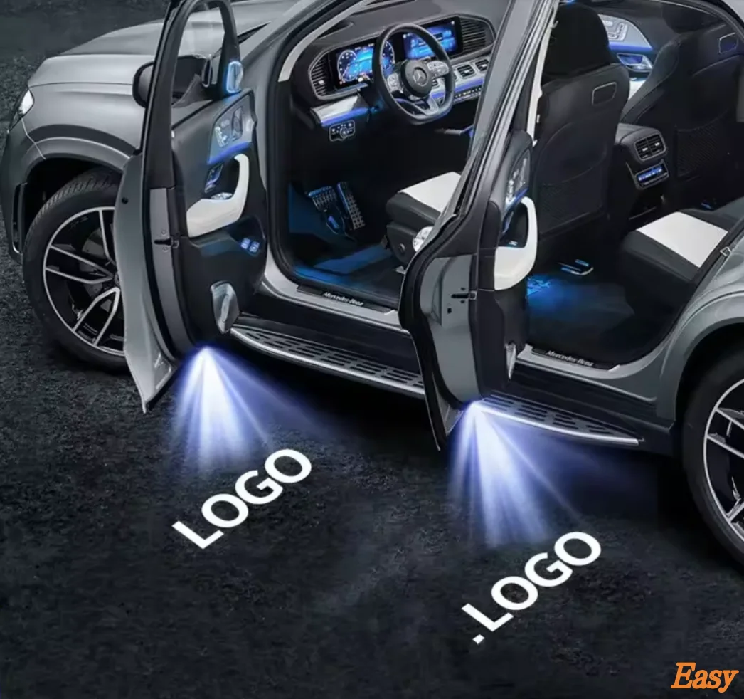 Wireless Car Door Custom logo Welcome Light LED Projector Lamp for Car ...