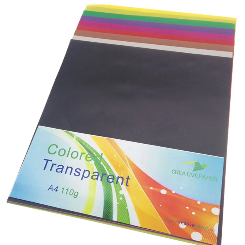 A4 Color Transparent Folding Origami Paper for Handmade for Children ...