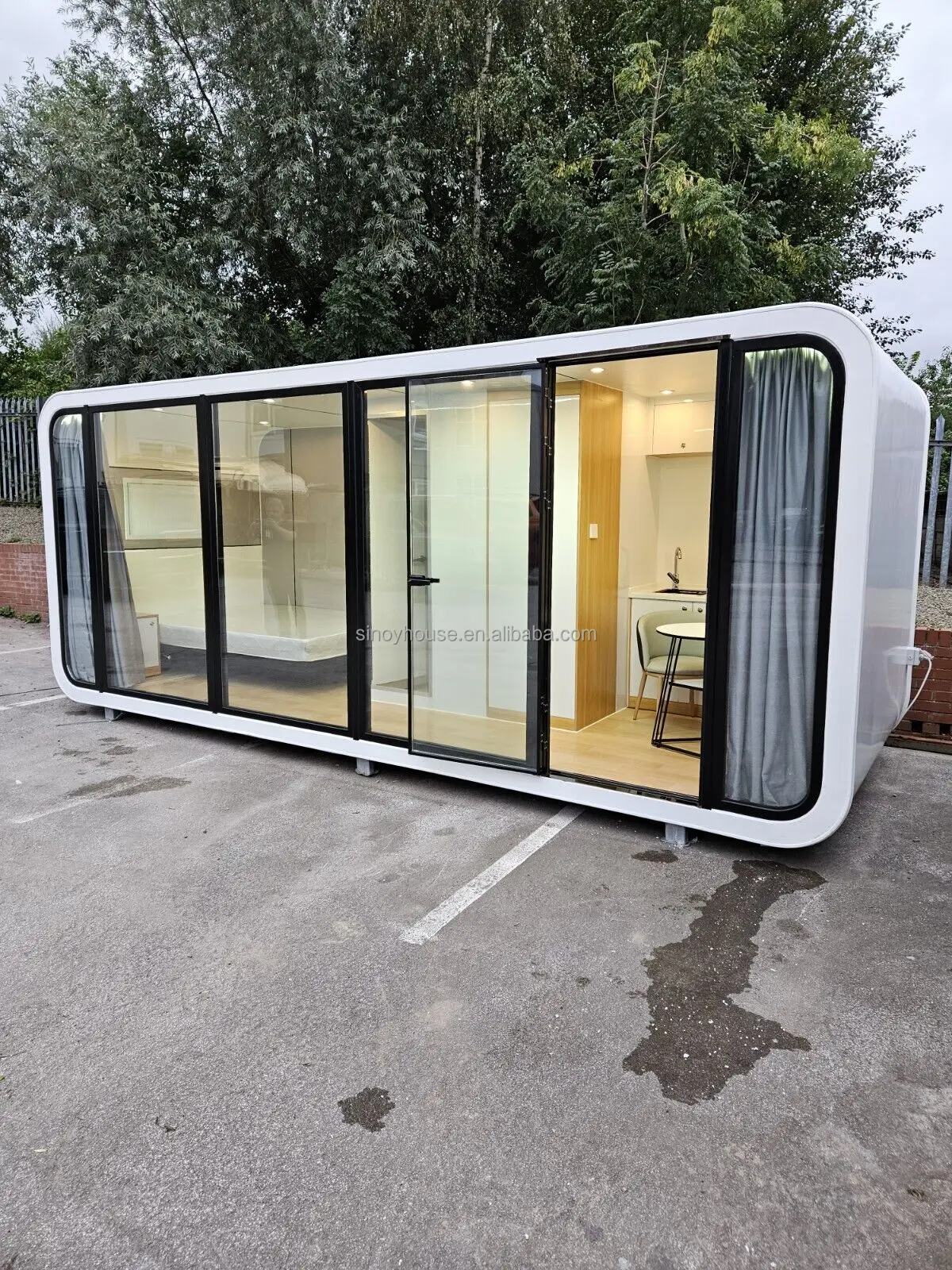 20ft 40ft Prefab Modular House Tiny House Cabin Office Portable Home ...