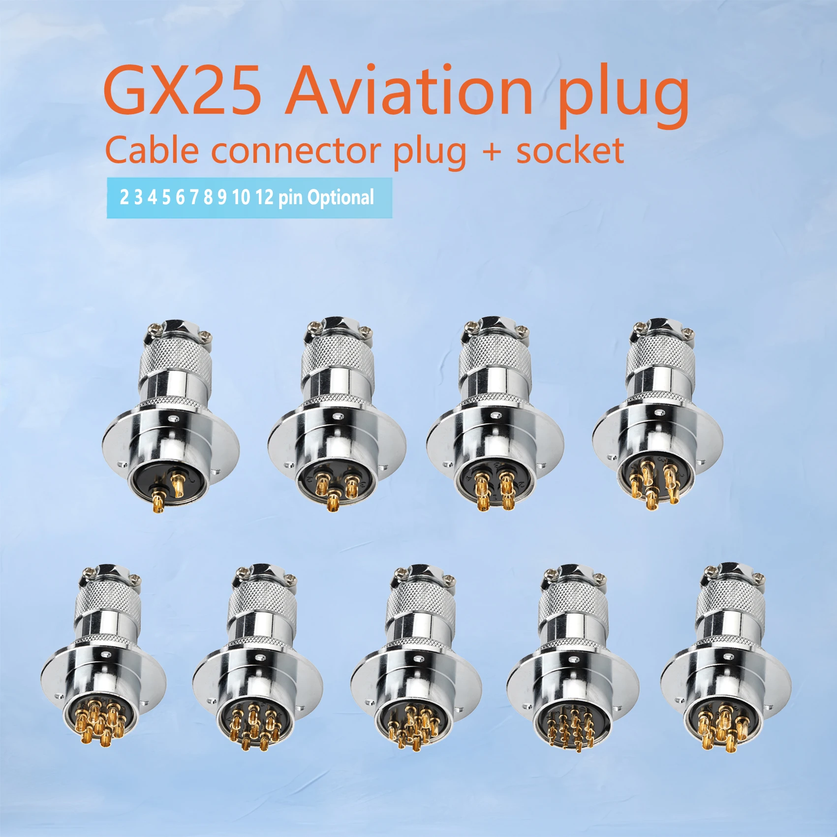 Gx25-3pin Aviation Plugs - Reliable and Versatile Connectors
