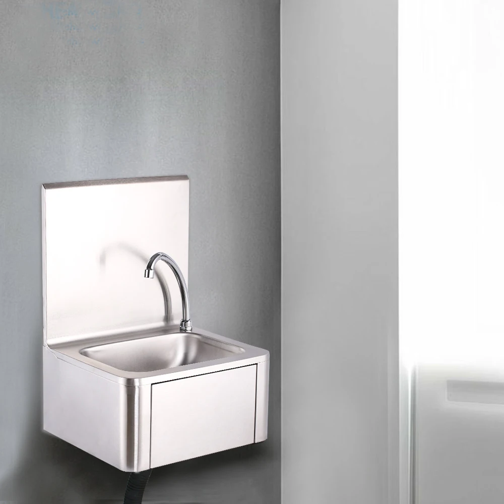 Hand Wash Sink With Splash Guard,Stainless Steel Hand Sink Commercial ...
