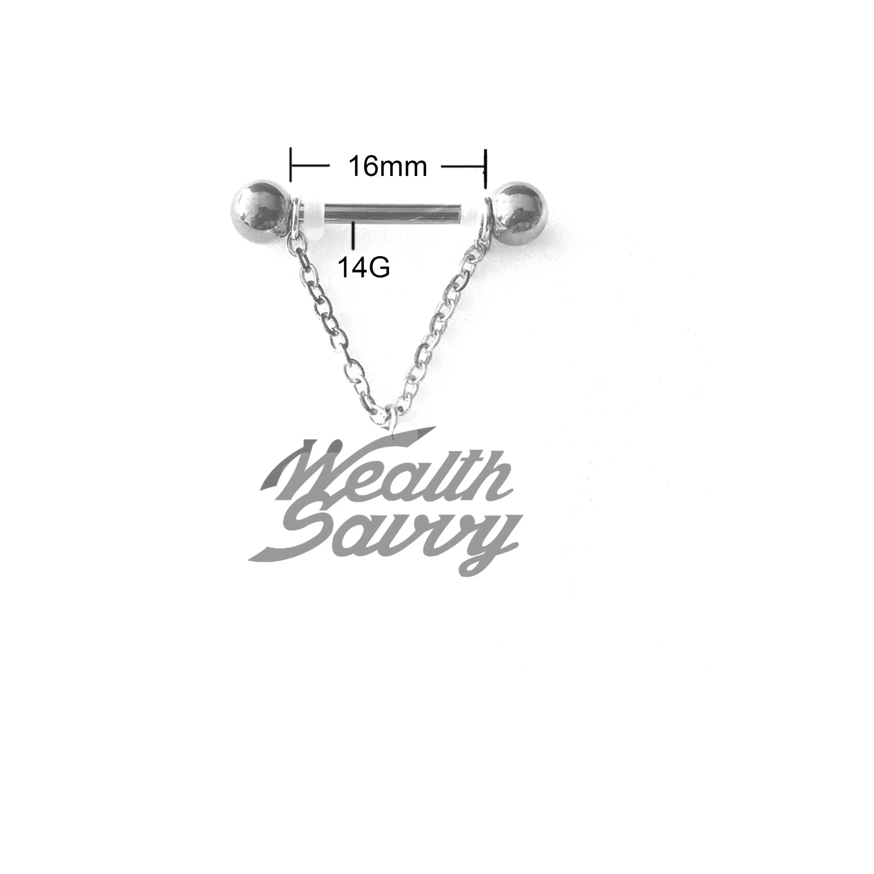 Gaby custom name jewelry nipple ring stainless steel nipple ring nipple piercing body jewelry