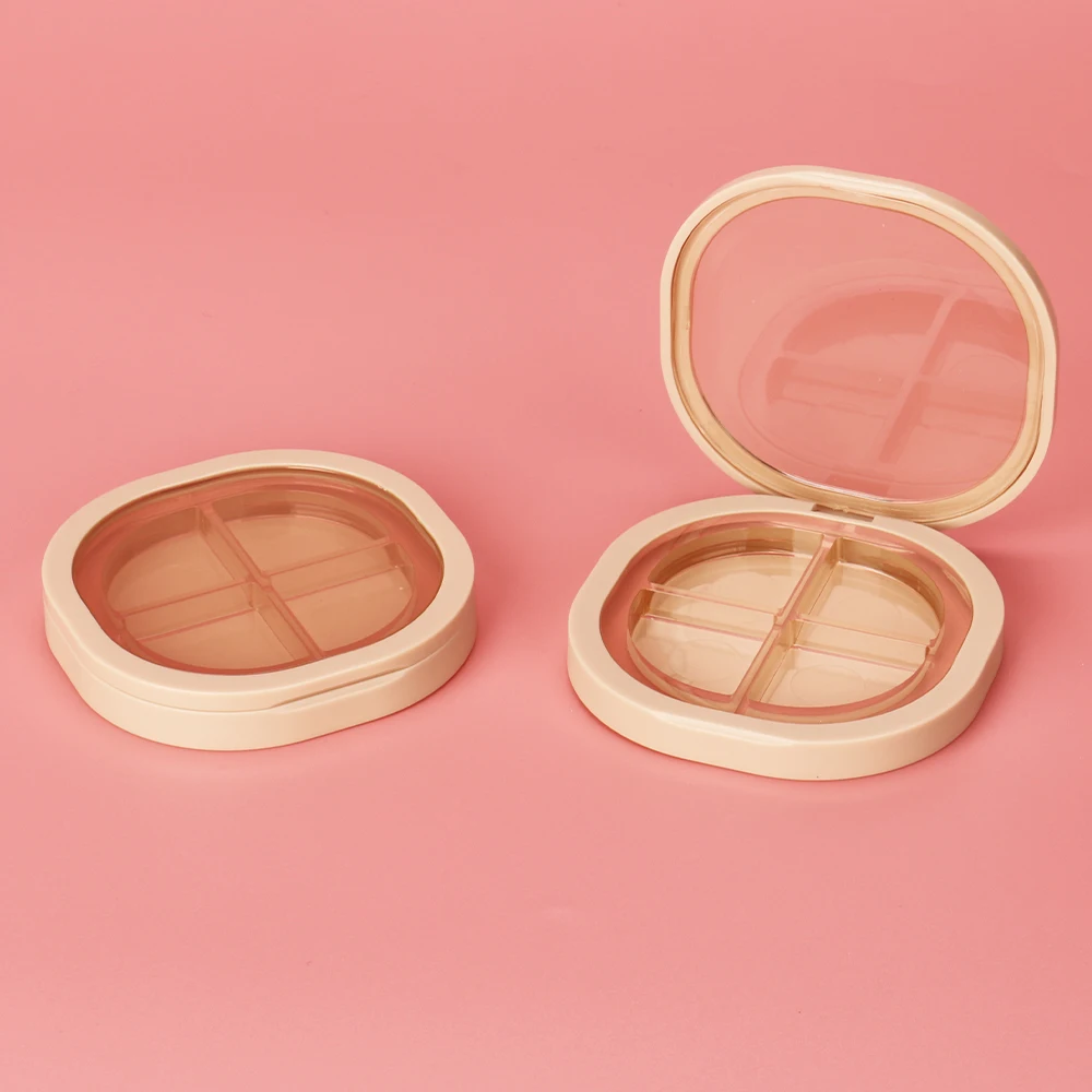 OMI Recyclable Transparent Compact Powder Case Empty Cosmetics ...
