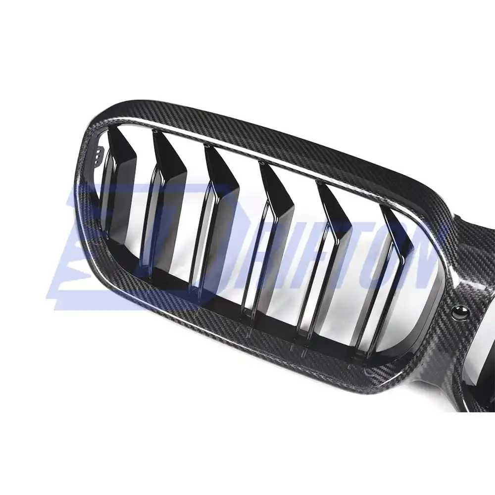 Dry Carbon Fiber Dual Slat Grille For Bmw 5 Series G30 Lci - Buy Front ...