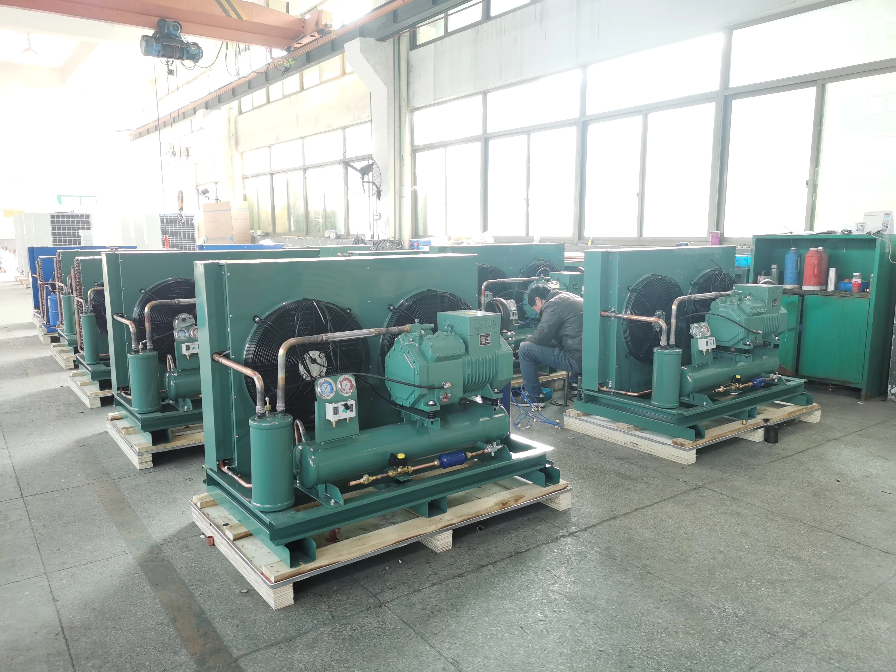 Aidear Two Stage/air Cooled Dry Condenser/refrigeration Unit Condensing ...