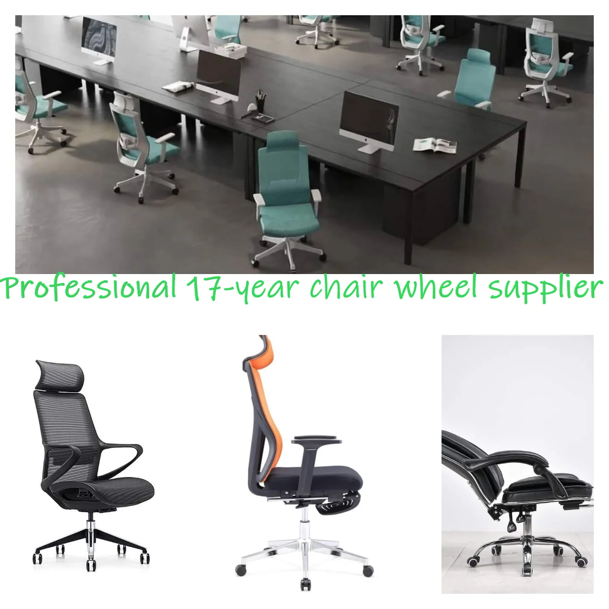 Modern Design 50mm Steel Furniture Castors Wheel Adjustable Office ...