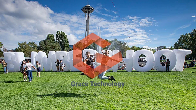 Giant Alphabet Letters - Eye-Catching Inflatable Lighting