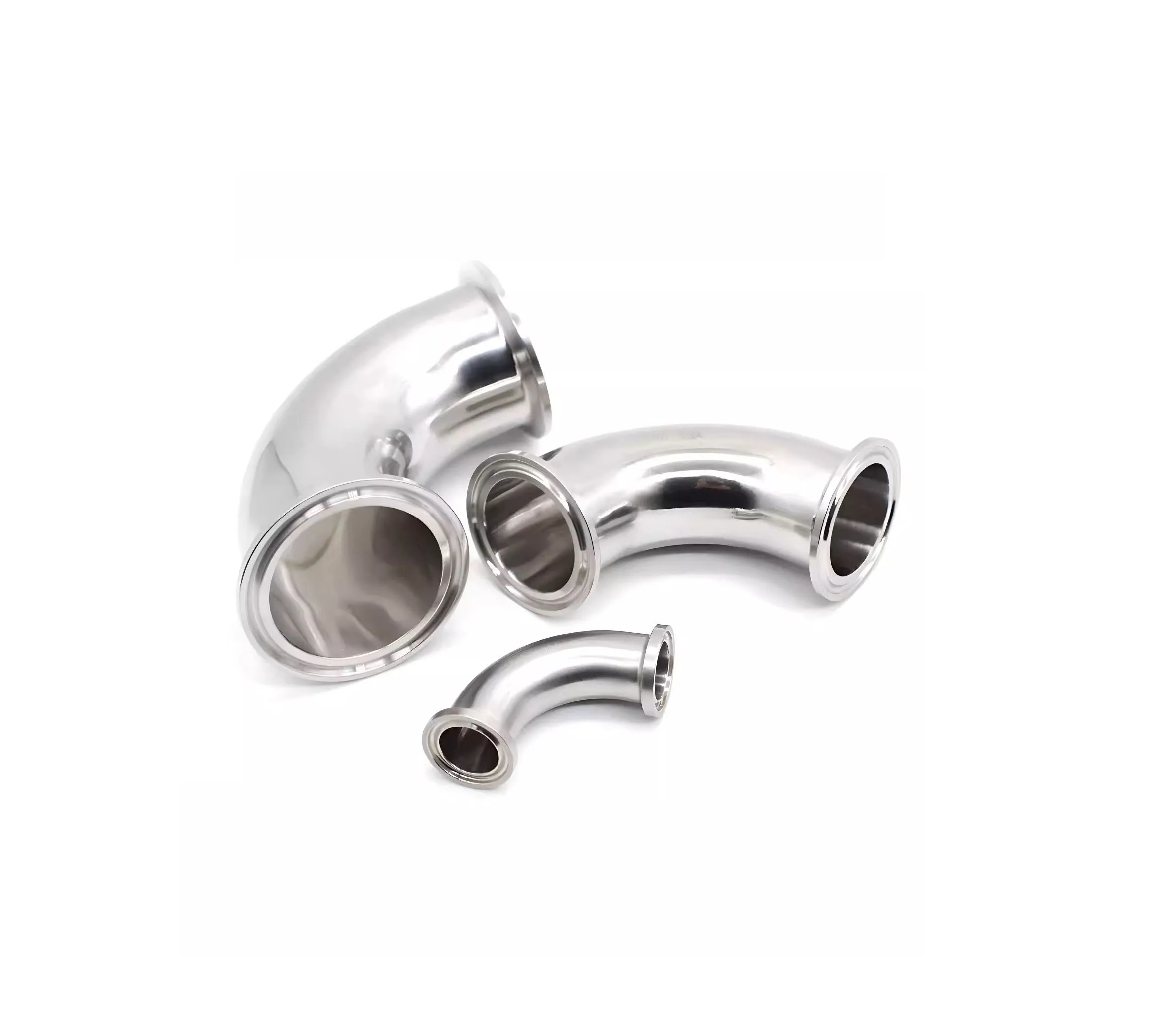 Sanitary 90 Degree Tc Clamped Elbow Bend Stainless Steel Vacuum ...