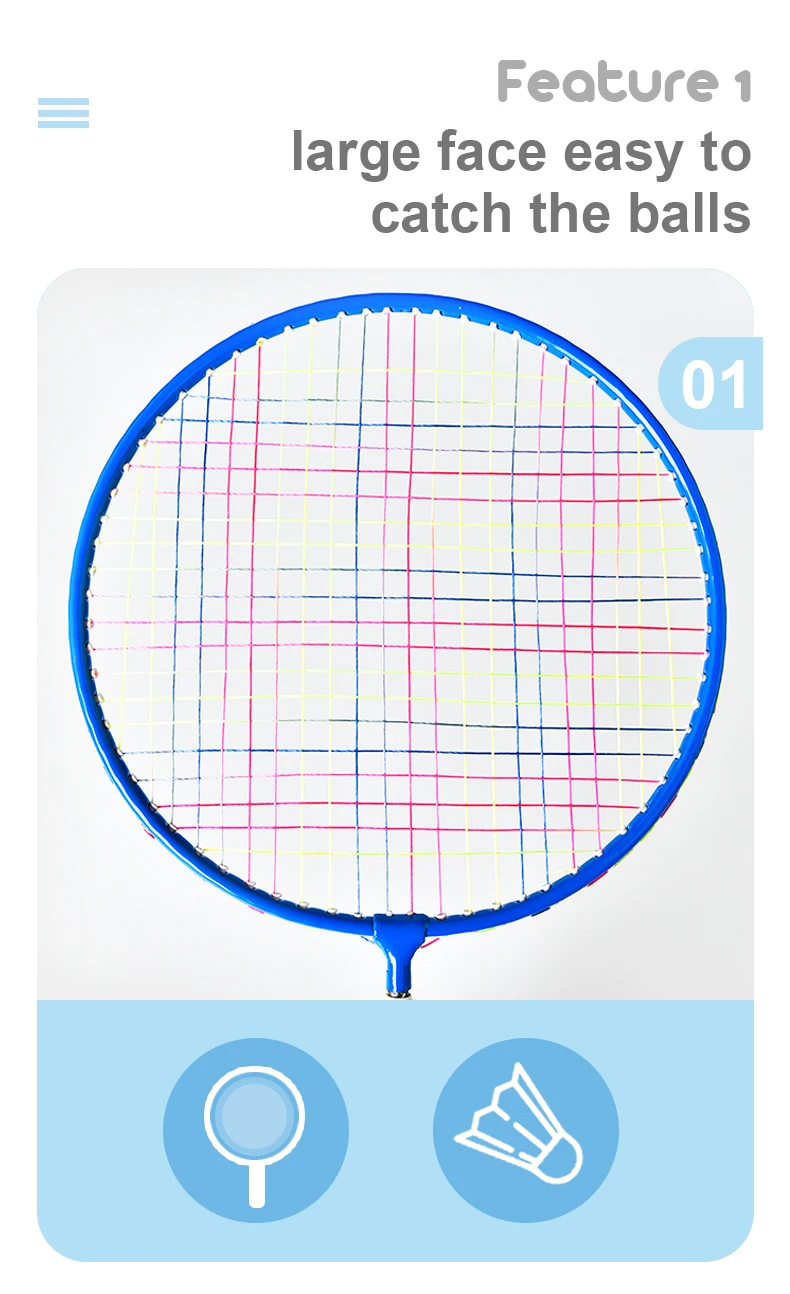 Whizz Kids Racket Set - Customized Logo & Fun Outdoor Play