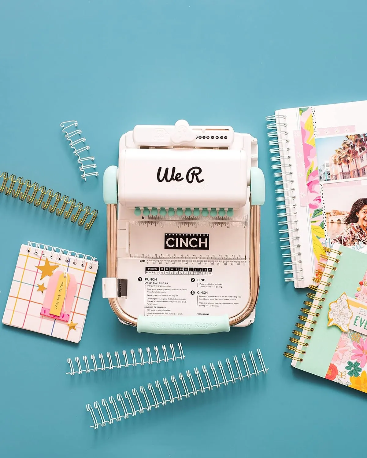 Wdbm2 Cinch Book Binding Machine Compatible With Wire Or Spiral Coils ...